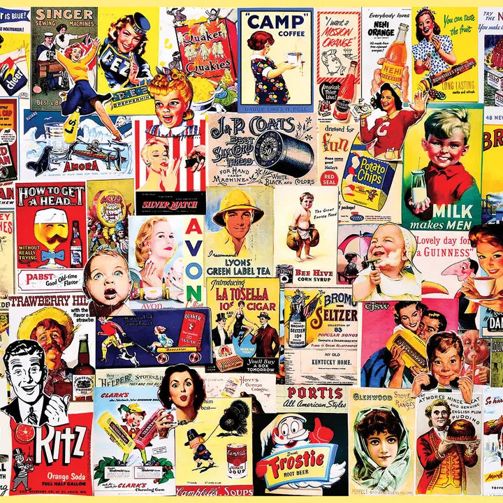 Vintage Ads - 500 Piece Jigsaw Puzzle – Ada & Lo